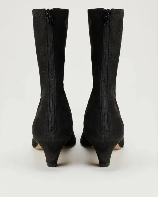 Khaite Suede Ankle Boots