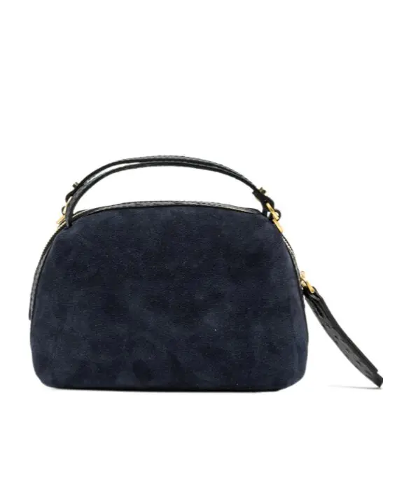 GIANNI CHIARINI Zippered Shoulder Bag - Blue