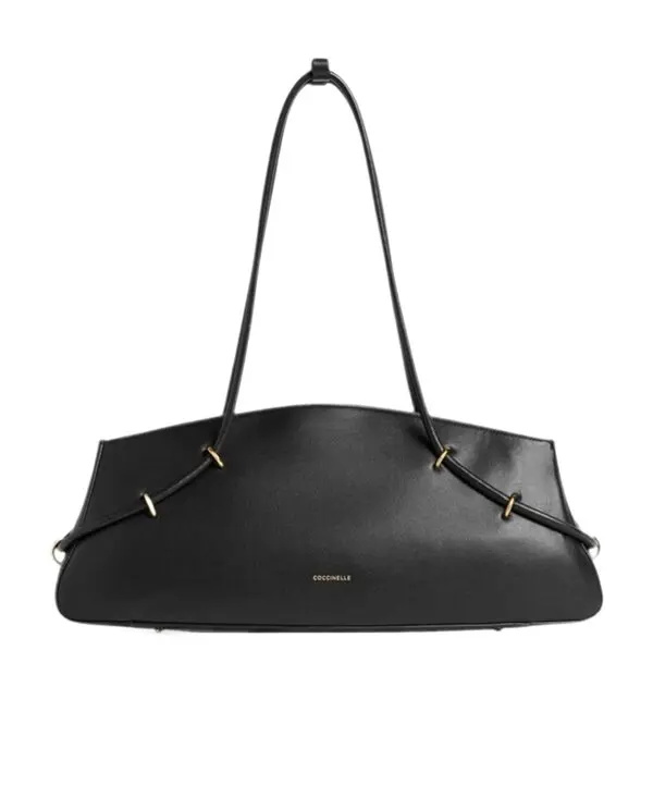 COCCINELLE Logo-print Leather Shoulder Bag