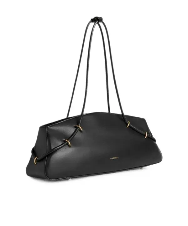 COCCINELLE Logo-print Leather Shoulder Bag