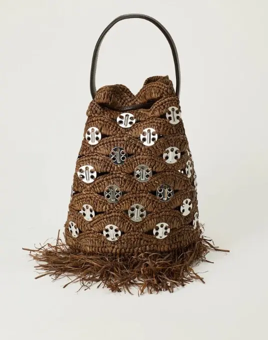 Rabanne Logo-embossed Bucket Bag