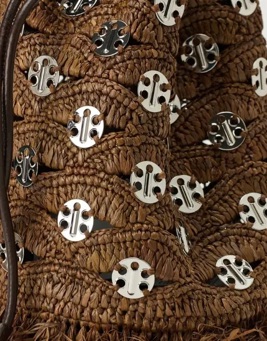 Rabanne Logo-embossed Bucket Bag