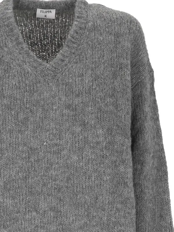 Filippa K Oversized V-neck Knitted Sweater