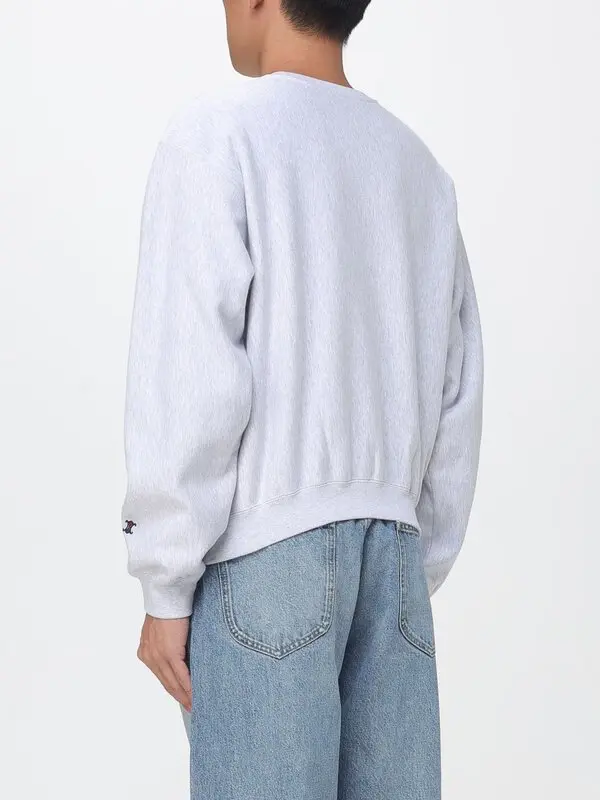 Celine Relaxed Fit Cotton Crewneck Sweatshirt With Contrast Logo