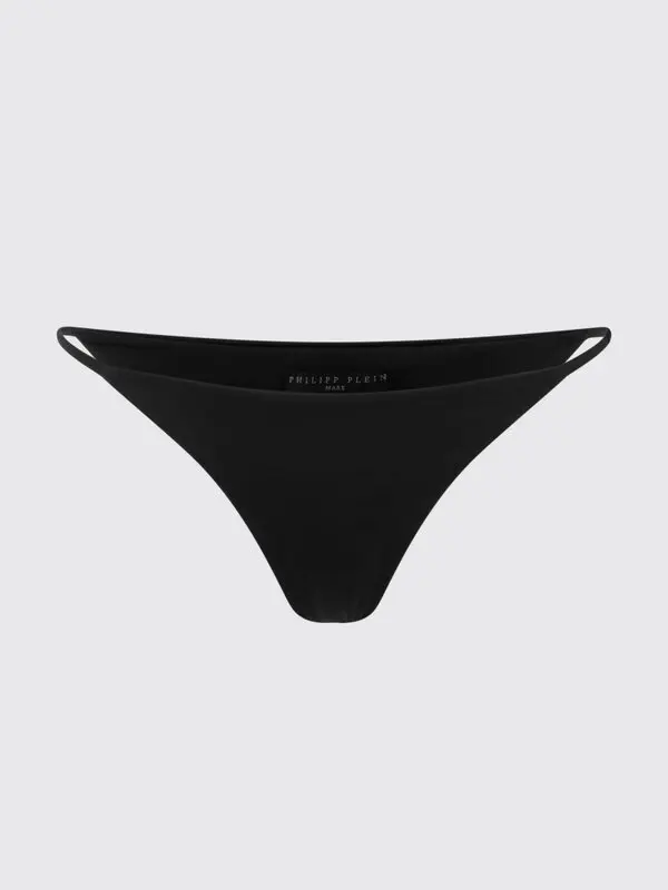 Philipp Plein Slim Fit Stretch Modal Briefs With A Mid-rise Waist - Black