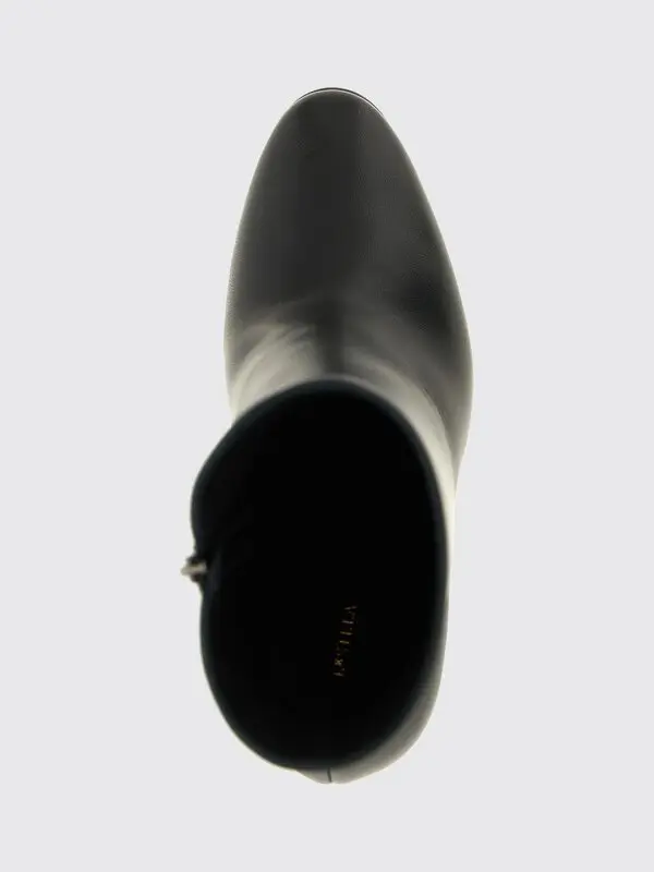 LE SILLA Nara Lambskin Ankle Boots With High Heel And Platform
