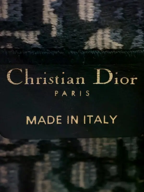 Dior 2010-2026 Medium Oblique Embroidered Canvas Book Tote Bag