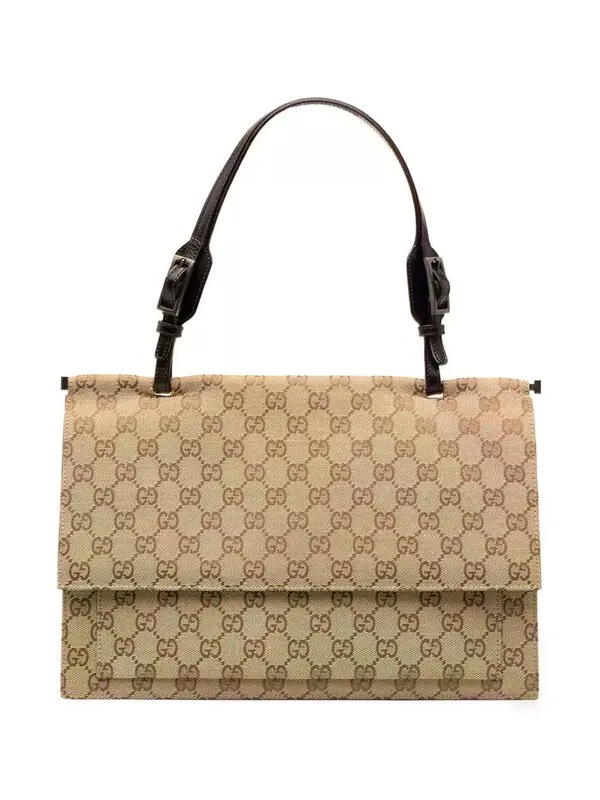 Gucci 2000-2015 Gg Canvas Flap Handbag