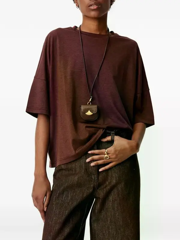 SESSUN Dorel Dropped-shoulder Crew-neck T-shirt