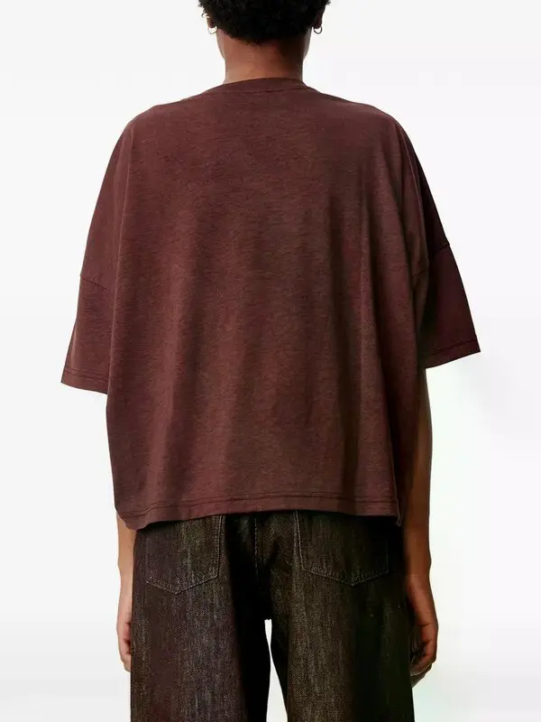 SESSUN Dorel Dropped-shoulder Crew-neck T-shirt