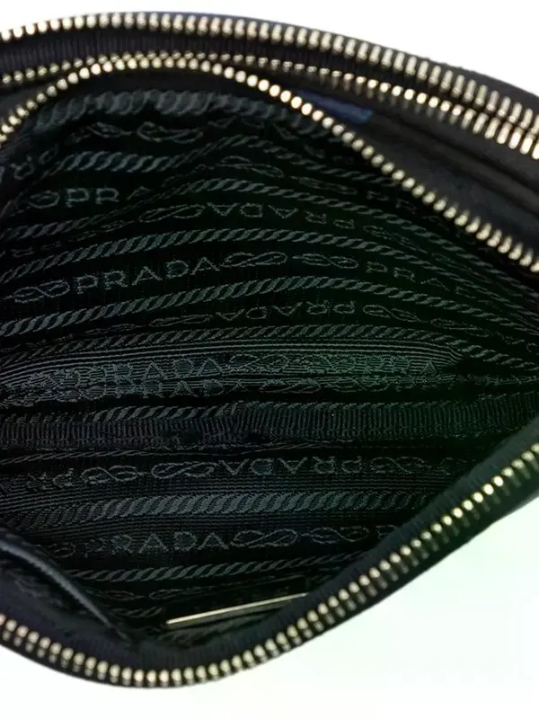 Prada 2000-2013 Mini Tessuto Camouflage Double Zip Camera Bag Crossbody Bag