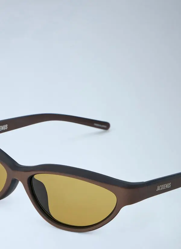 Jacquemus Curvo Sunglasses - Brown