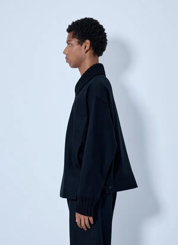 Yohji Yamamoto Rib Detail Blouson