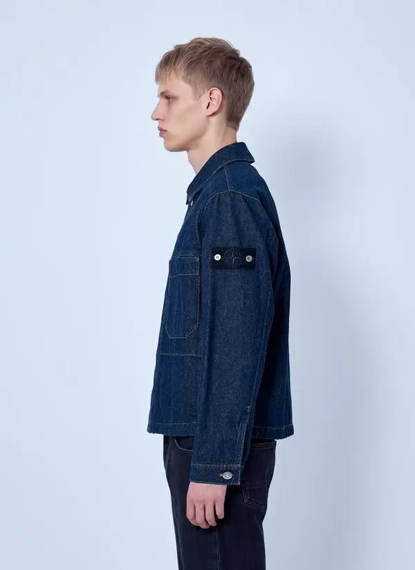 Stone Island Denim Shirt Jacket