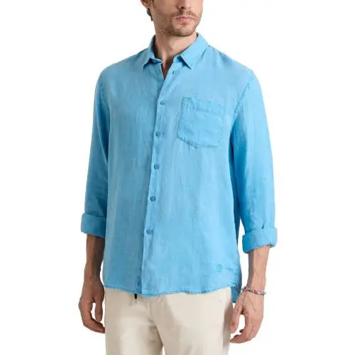 Vilebrequin Linen Mineral Dye Shirt