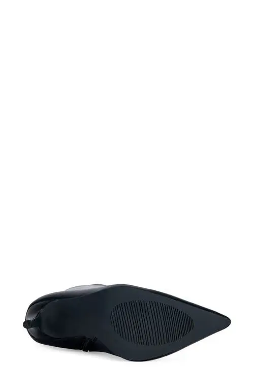 AZALEA WANG Calana Faux Leather Pointed Toe Boot