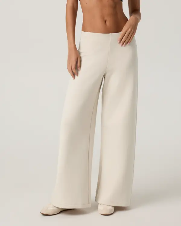 Vuori Galaxy High Rise Wideleg- Long - Bone