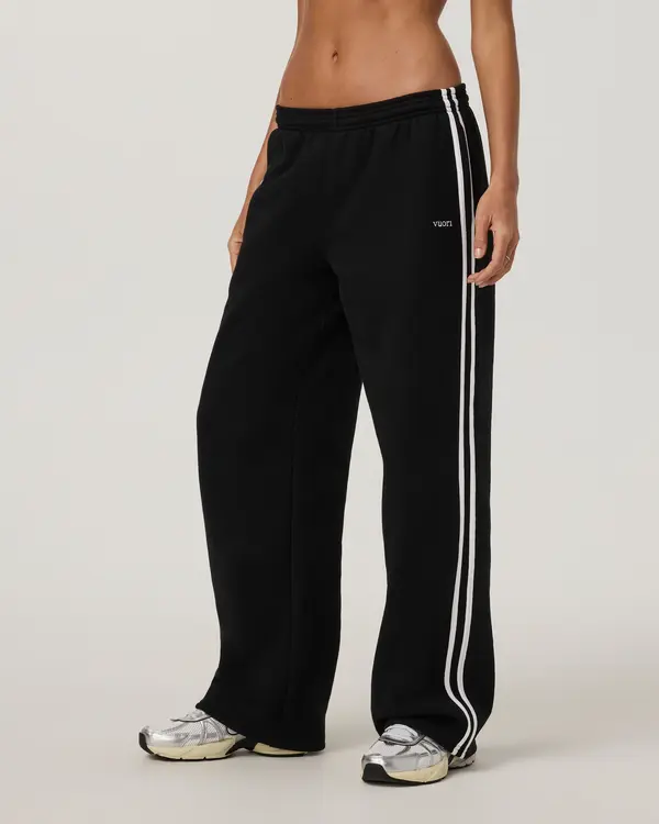 Vuori Restore Straight Leg Track Sweatpant-short - Black