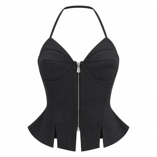 Sélone Thalia Sculpted Zip Corset Top