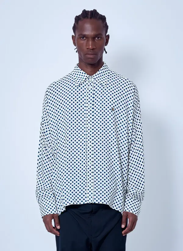 VIVIENNE WESTWOOD Batwing Relaxed Shirt - Blue