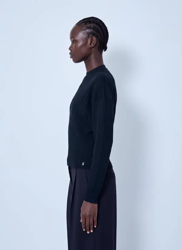 Sportmax Ribbed Knit Sweater