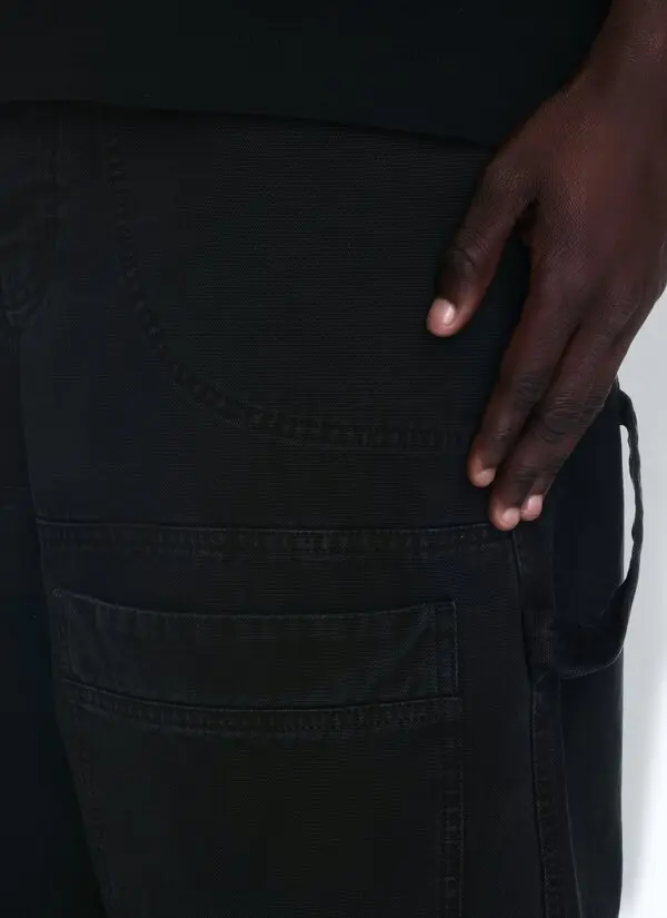 Off-White Canvas Carpenter Pants