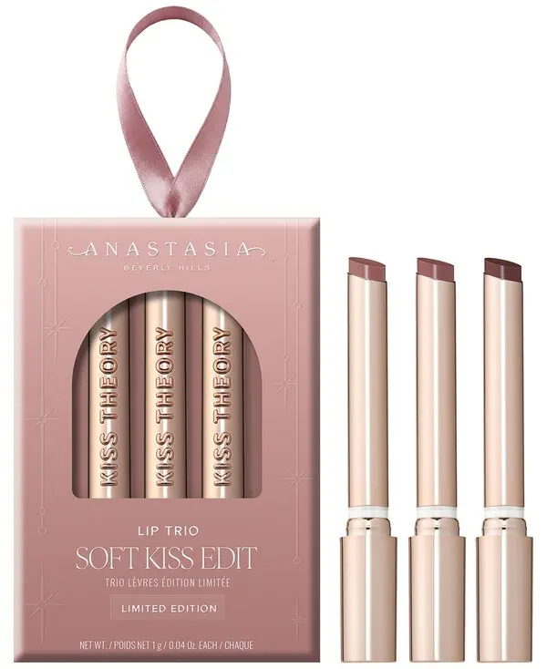 ANASTASIA BEVERLY HILLS 3-piece Soft Kiss Edit Limited-edition Lip Trio Set - Multi