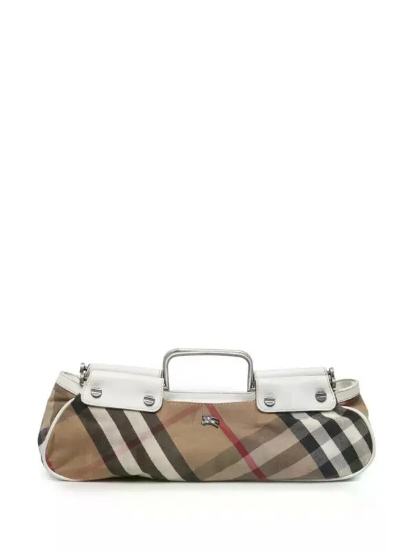 Burberry 2000-2017 Supernova Check Canvas Handbag