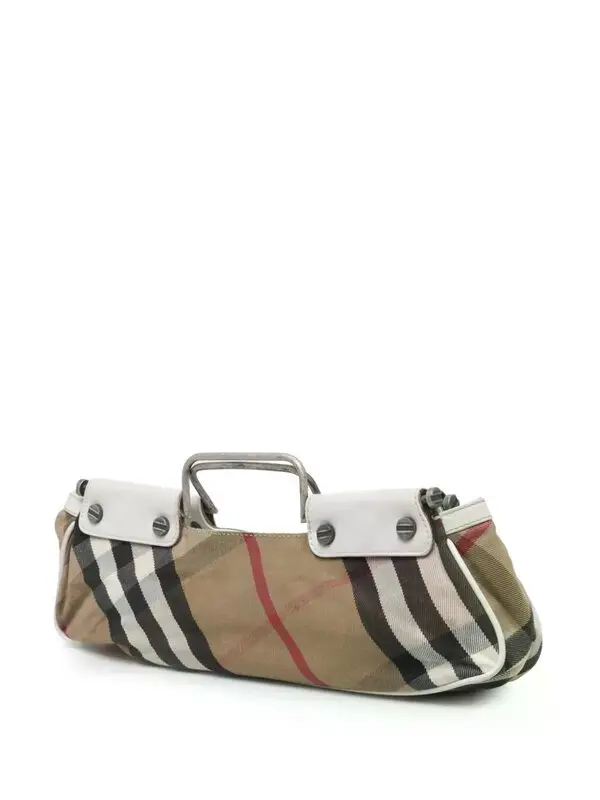 Burberry 2000-2017 Supernova Check Canvas Handbag