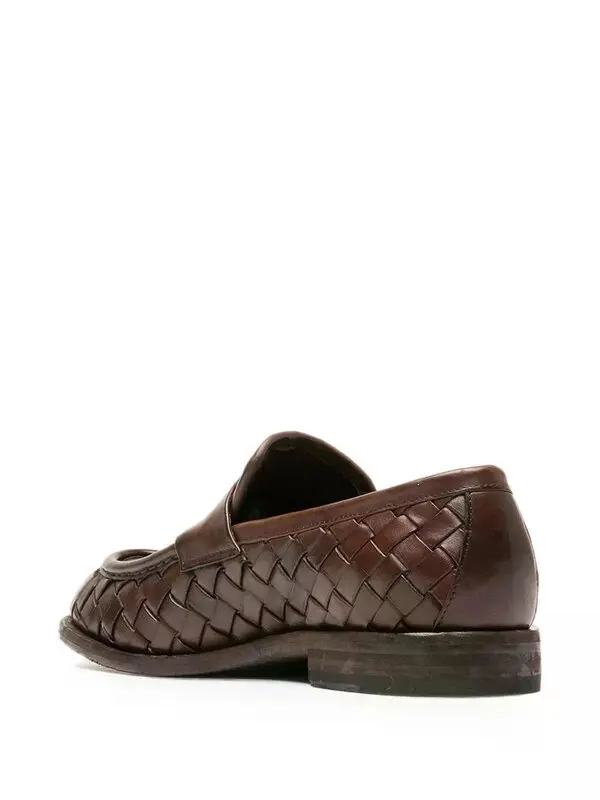 Officine Creative Rugged 008 Leather Loafers