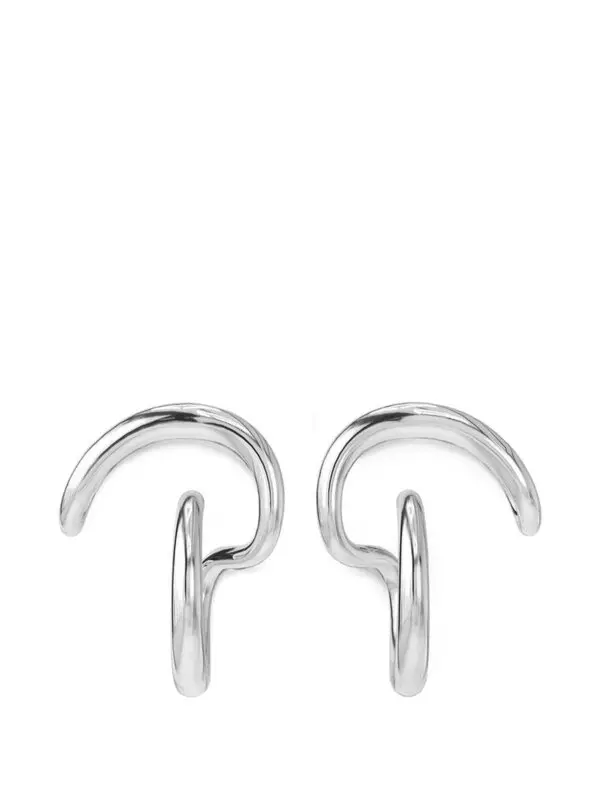 Charlotte Chesnais Hana Sculptural Earrings - Silver