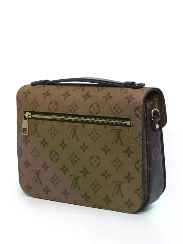 LOUIS VUITTON 2010-2026 Monogram Reverse Pochette Metis Satchel