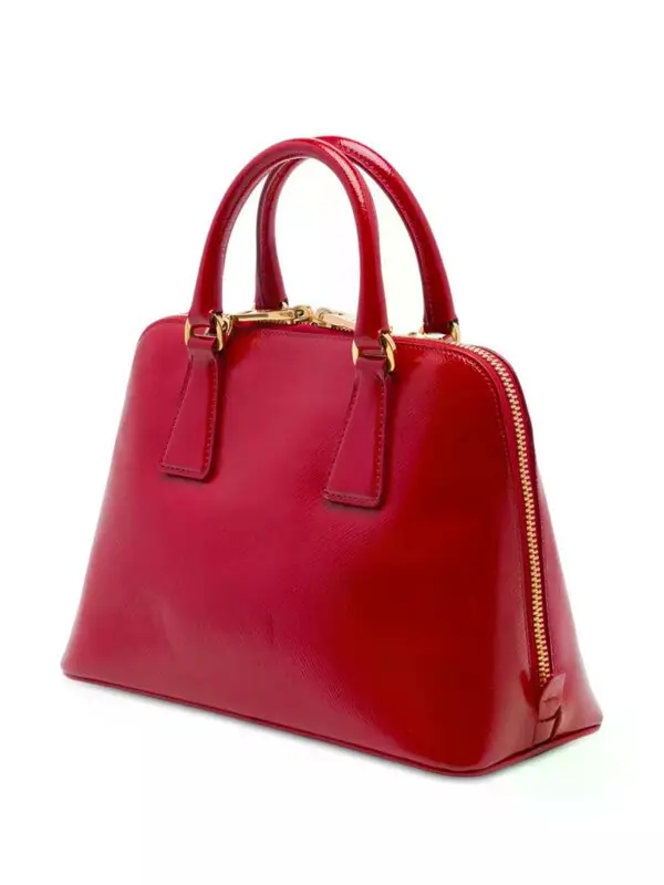 Prada 2010-2026 Small Saffiano Vernice Promenade Satchel