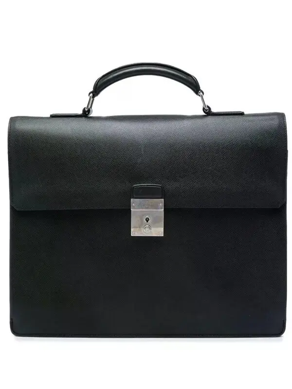 LOUIS VUITTON 2011 Taiga Neo Robusto 1 Briefcase Business Bag - Black