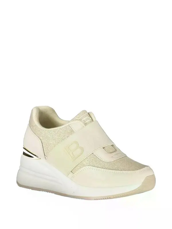 LAURA BIAGIOTTI Logo-strap Sneakers - Neutrals