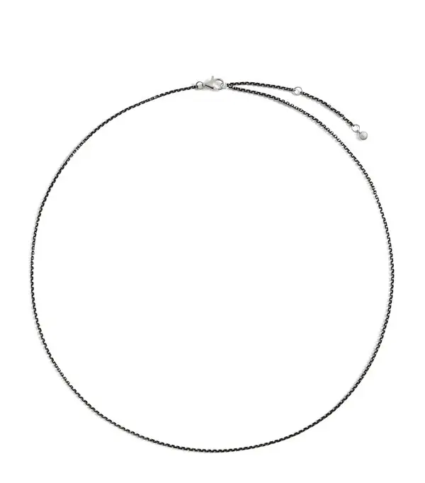 Monica Vinader Sterling Diamond-cut Rolo Chain