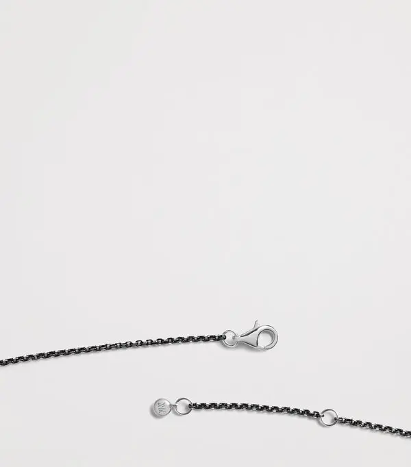 Monica Vinader Sterling Diamond-cut Rolo Chain