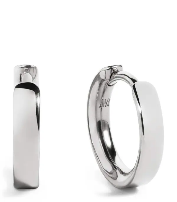 Monica Vinader Sterling Huggie Earrings