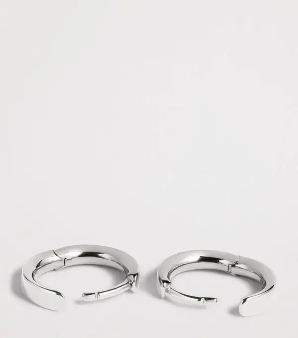 Monica Vinader Sterling Huggie Earrings