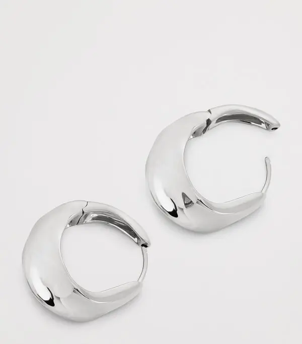 Monica Vinader Medium Sterling Nomade Hoop Earrings