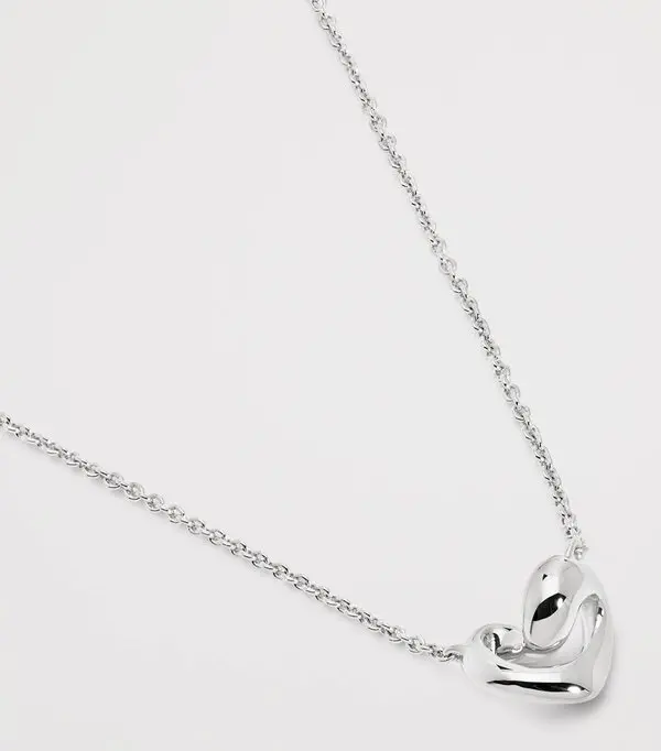 Monica Vinader Sterling Small Infinity Heart Necklace