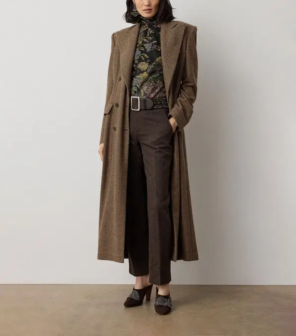 Ralph Lauren Mulberry Silk Floral Top