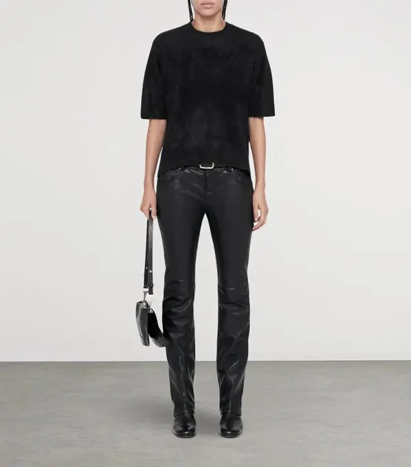 ALLSAINTS Cashmere Ada Short-sleeve Sweater