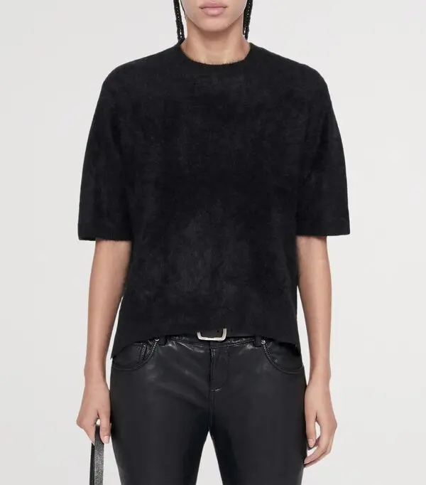 ALLSAINTS Cashmere Ada Short-sleeve Sweater