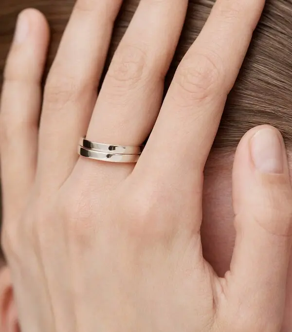Monica Vinader Sterling Essential Stacking Ring