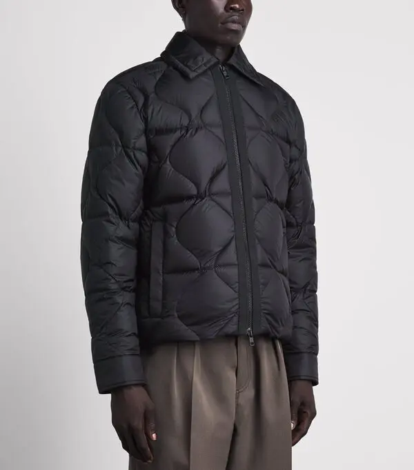 Moncler Down Ashmere Quilted Jacket