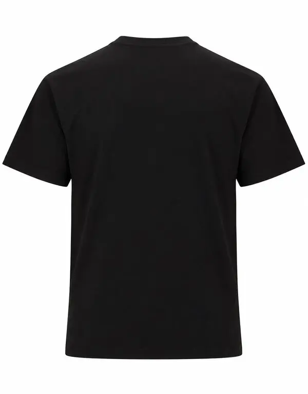 Versace T-shirt In Cotone Con Liquify Logo - Black
