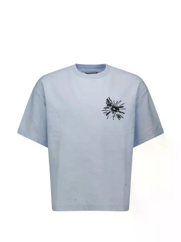 PURPLE BRAND Shattered T-shirt - Blue