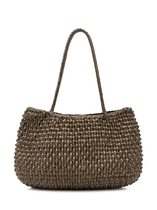 Dragon Diffusion Cactus Basket Mini Shoulder Bag - Khaki