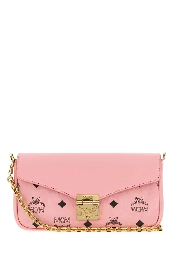 Mcm Traci V Mini Canvas Shoulder Bag - Printed